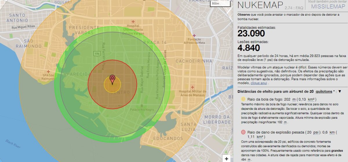Veja os efeitos da bomba Trinity, de 'Oppenheimer', sobre Manaus
