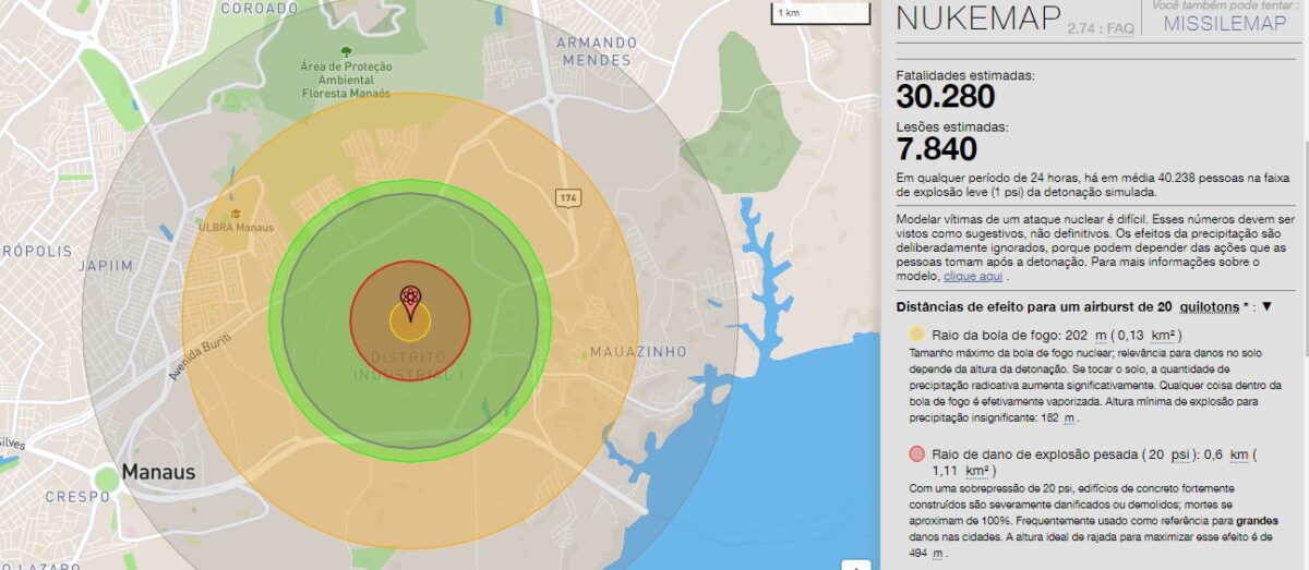 Veja os efeitos da bomba Trinity, de 'Oppenheimer', sobre Manaus