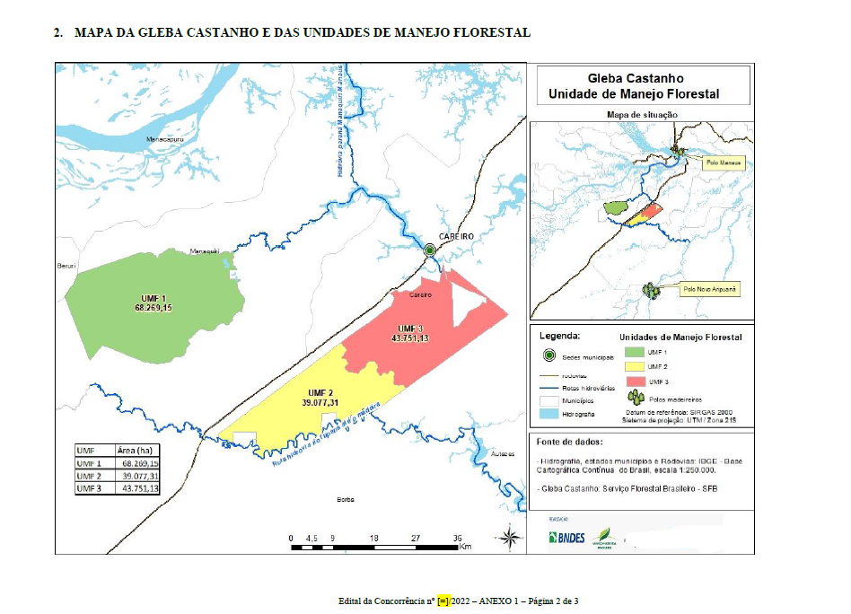 Gleba Castanho será primeira floresta concedida no Amazonas - RealTime1