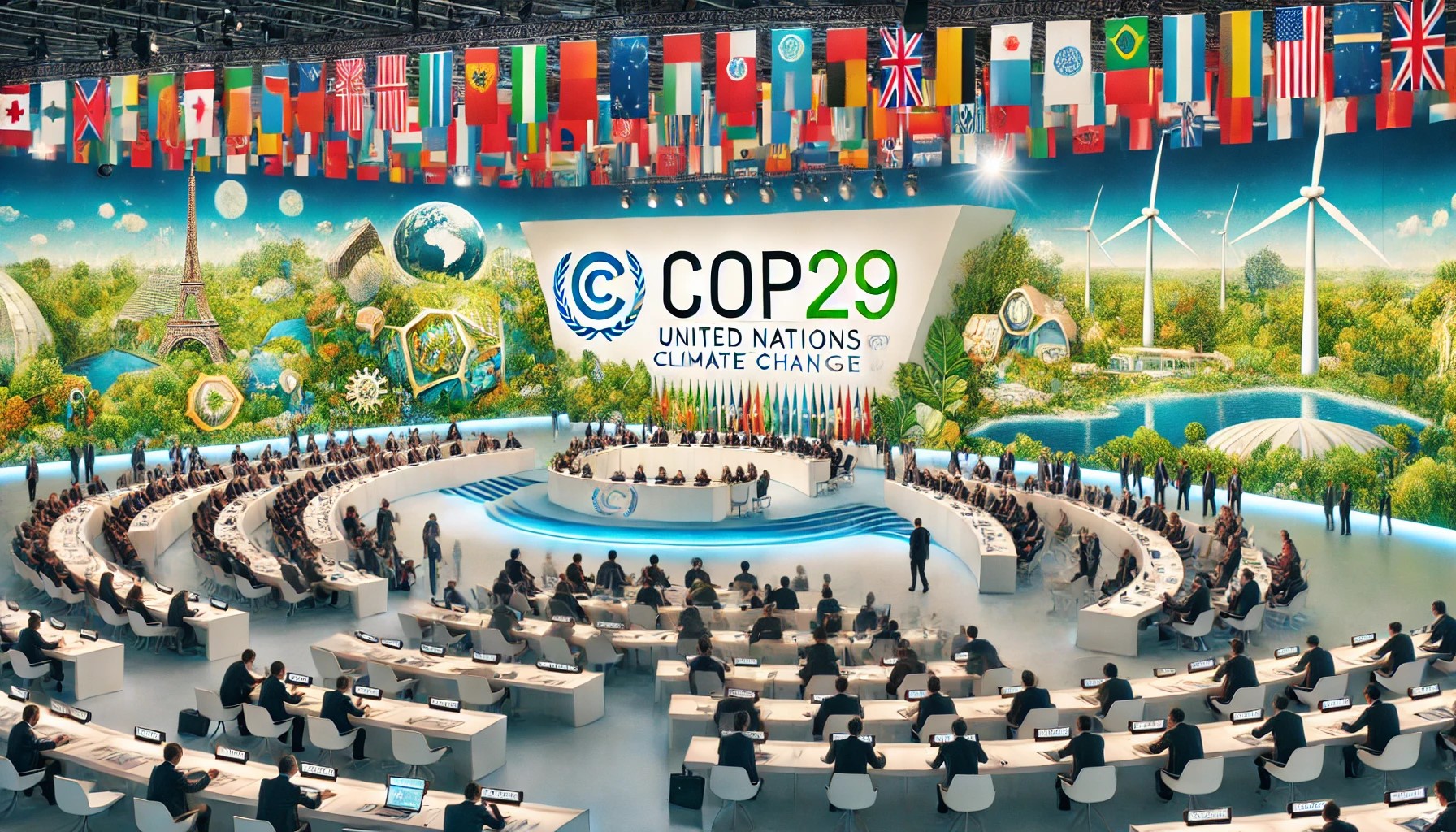 Desenho de um financiamento climático global será discutido por líderes mundiais durante a COP29